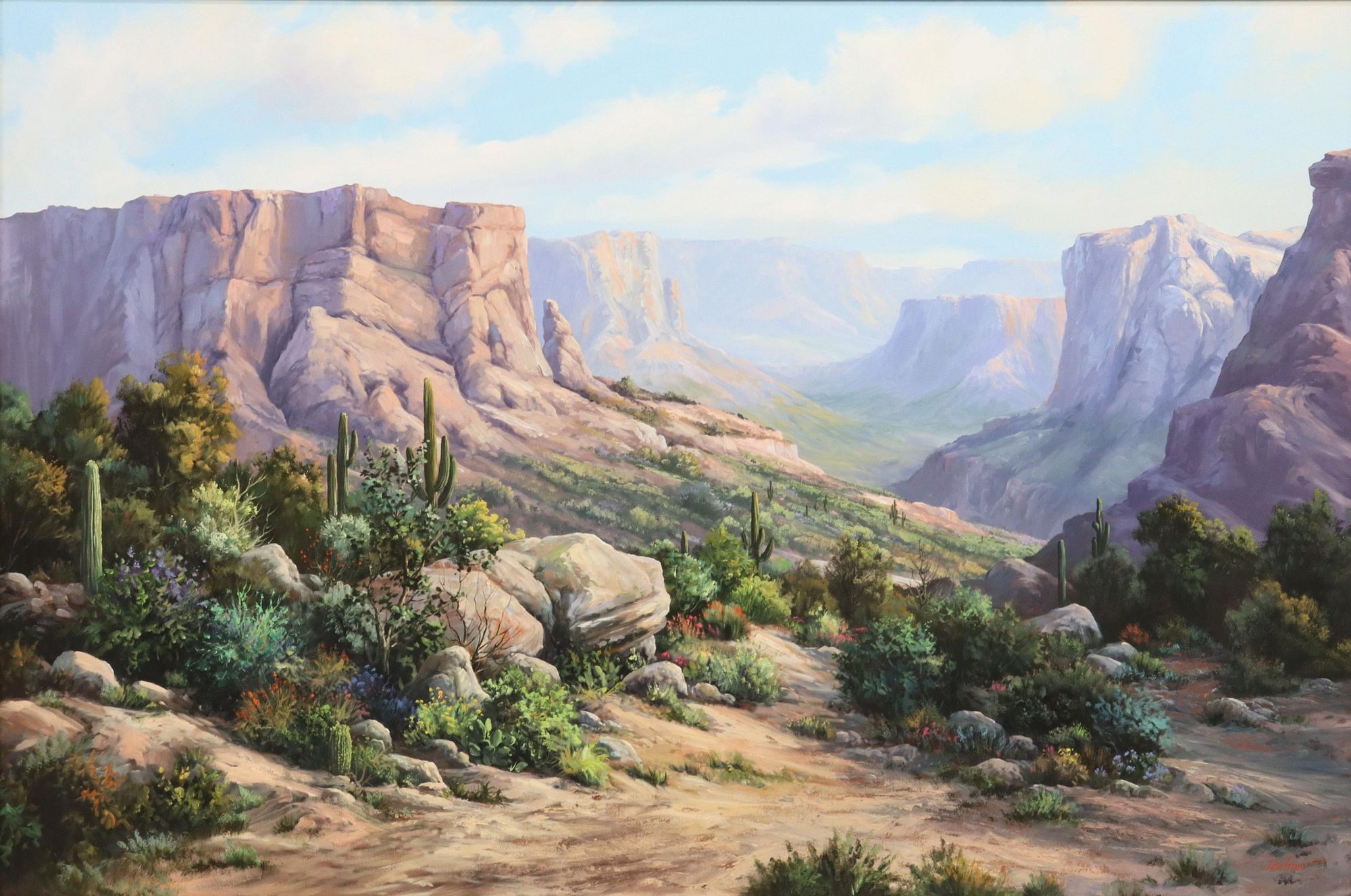 Jim Lewis | Desert Landscape | MutualArt