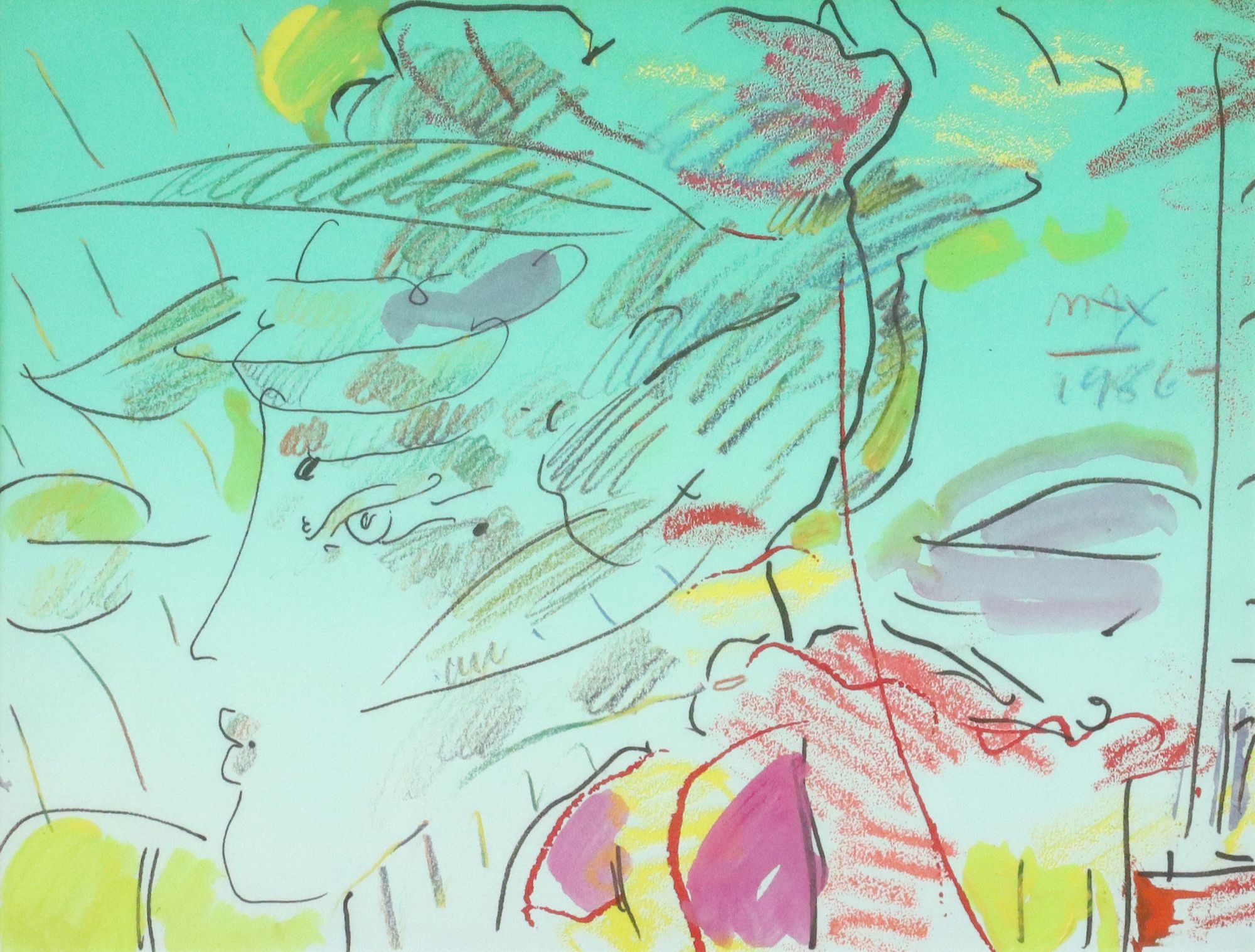 Peter Max | PETER MAX (B.1937) SIGNED & HAND-EMBELLISHED LITHOGRAPH ...