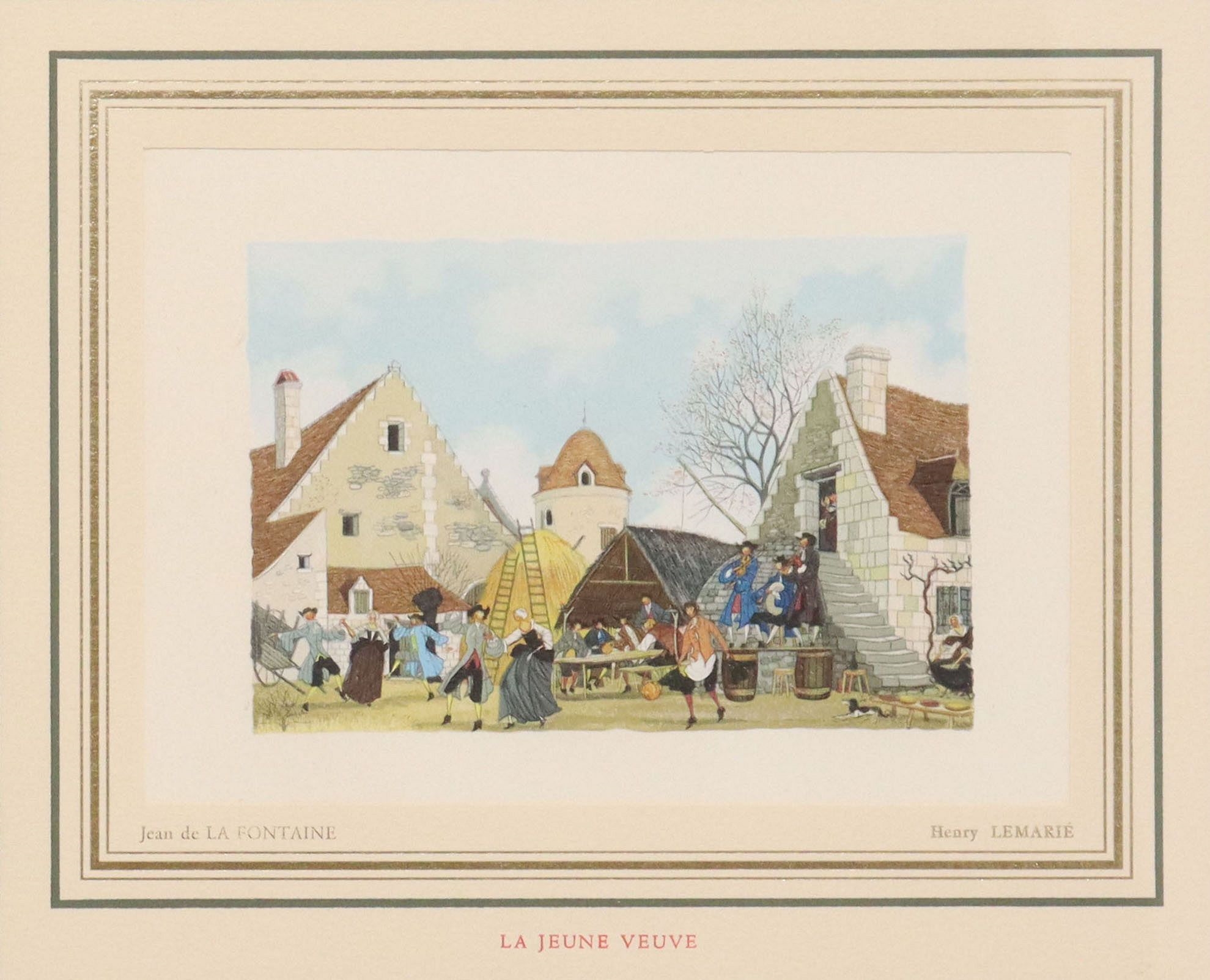 Henry Lemarié | 4) AFTER HENRY LEMARIE WOODCUT ILLUSTRATIONS FROM ...