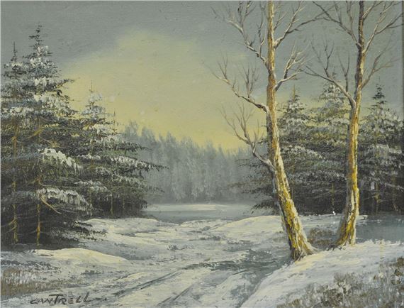 Phillip Cantrell | Winter Landscape | MutualArt