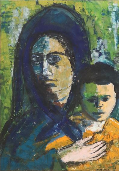 G Deluca | Mother and Child (1960) | MutualArt