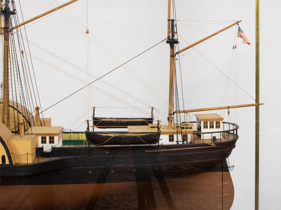 Tom Fordham | A massive paddle wheel steamship model of the SS ...