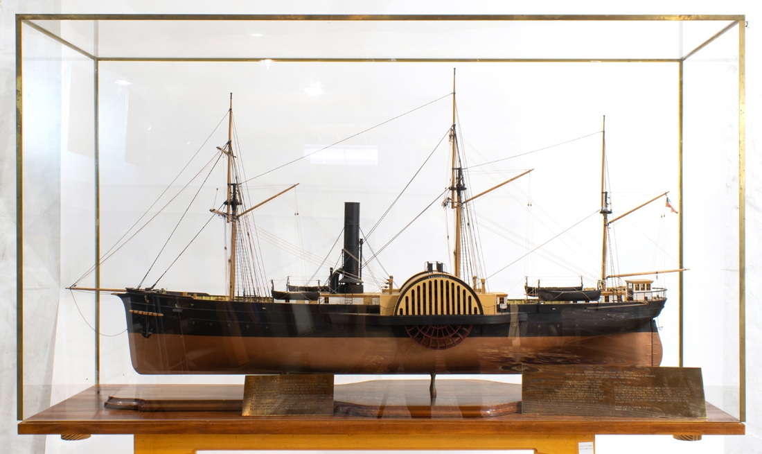 Tom Fordham | A massive paddle wheel steamship model of the SS ...