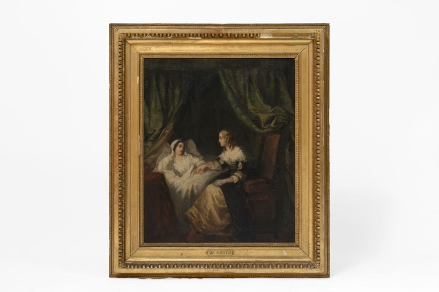 Ary Scheffer | Ary SCHEFFER (1795-1858). Visite à la malade | MutualArt