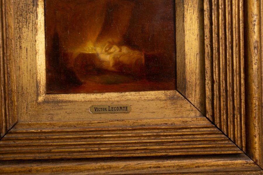 Victor Lecomte | Victor LECOMTE (1856-1920). Liseuse | MutualArt