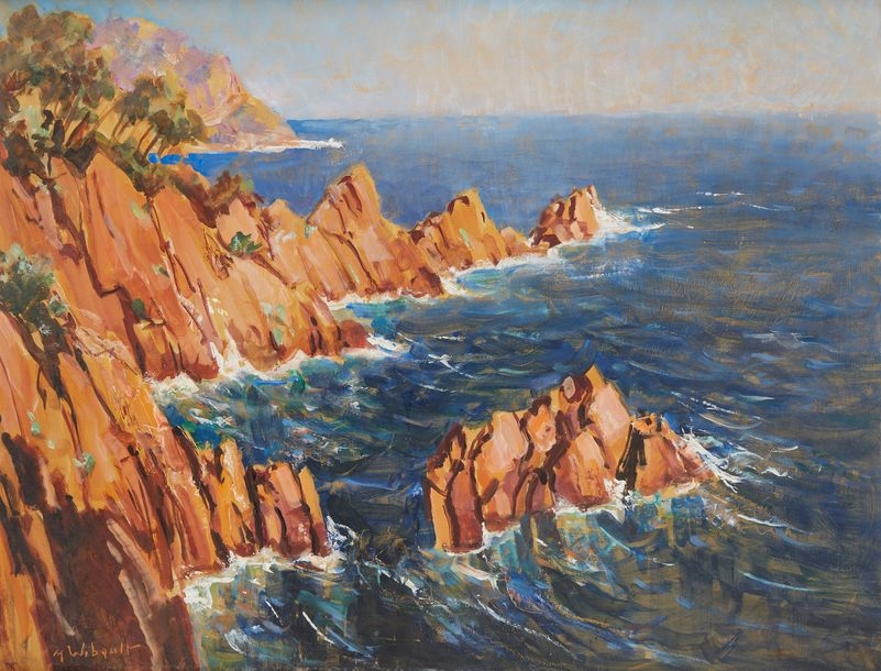 Marcel Wibault | Les rochers rouges de l'Estérel | MutualArt