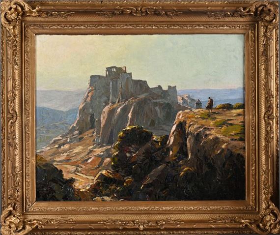 Gustave Vidal | Les Baux-de-Provence. Oil... - Lot | MutualArt