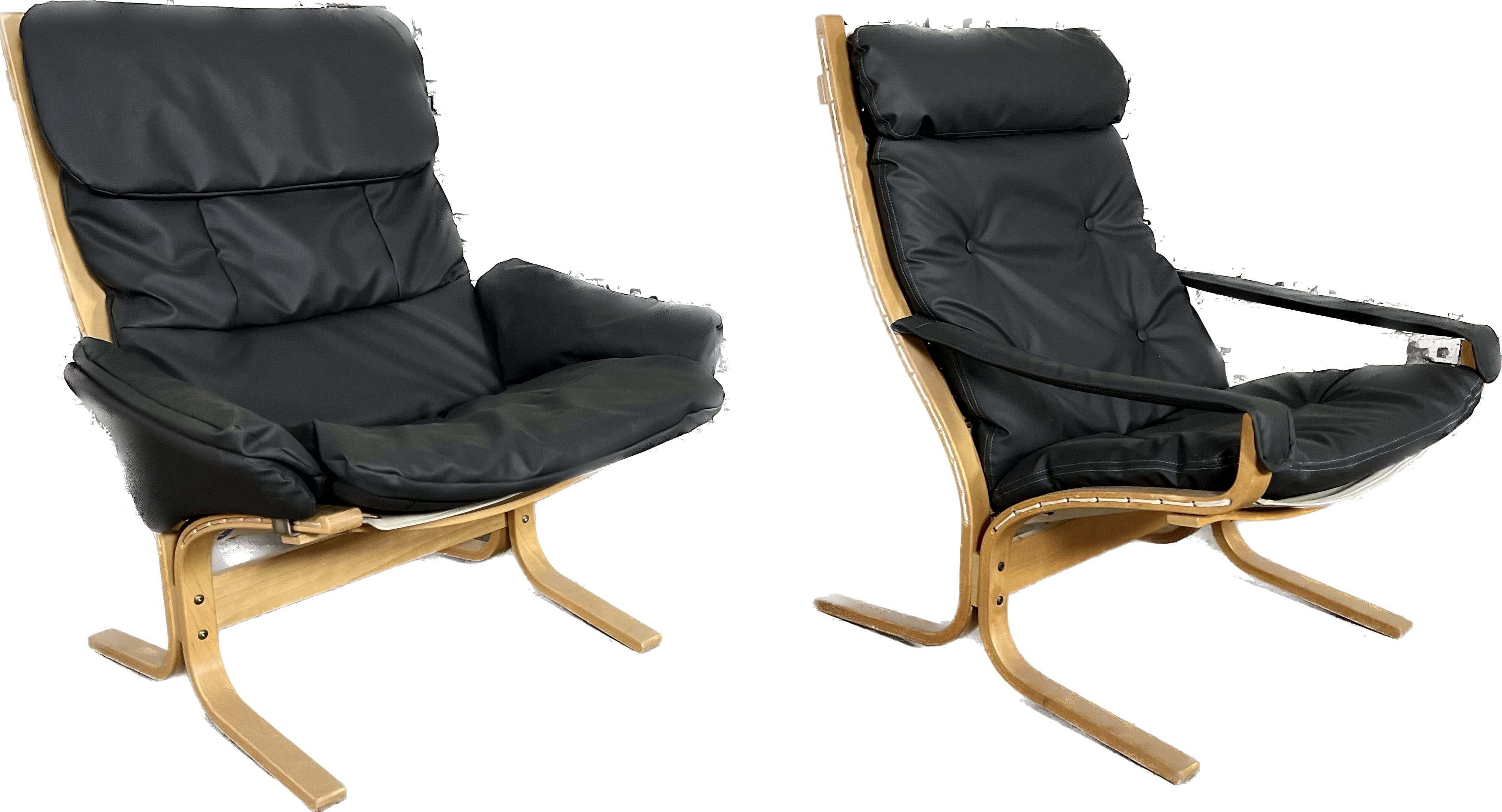 Ingmar Relling | LEATHER LOUNGE CHAIRS INGMAR RELLING FOR WESTNOFA ...