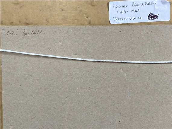 Arthur Broadbent | Sketch Venice | MutualArt