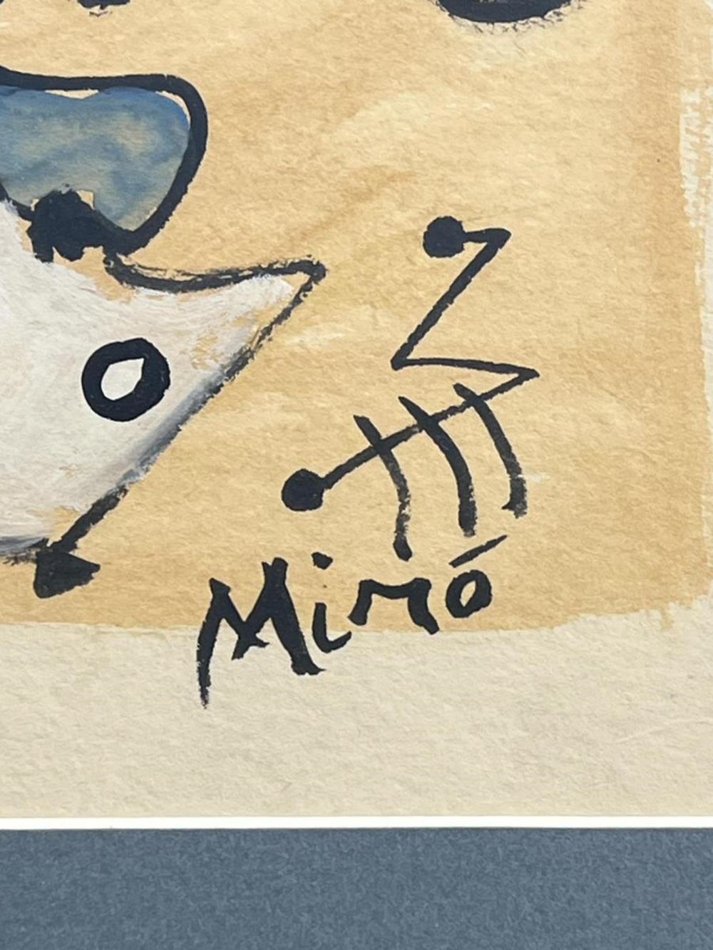 Joan Miró | An Original Joan Miro Mixed Media Painting | MutualArt