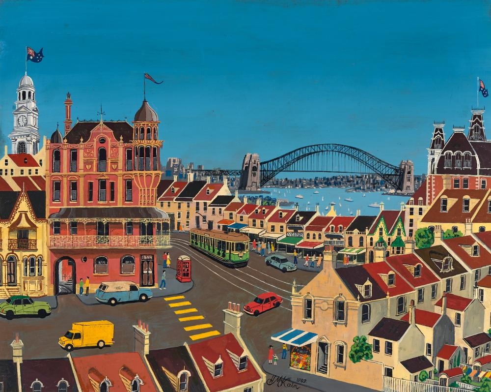 Henry McKain | The (Red) Lion Lion Hotel in Winter c 1958, 1989 (Circa ...