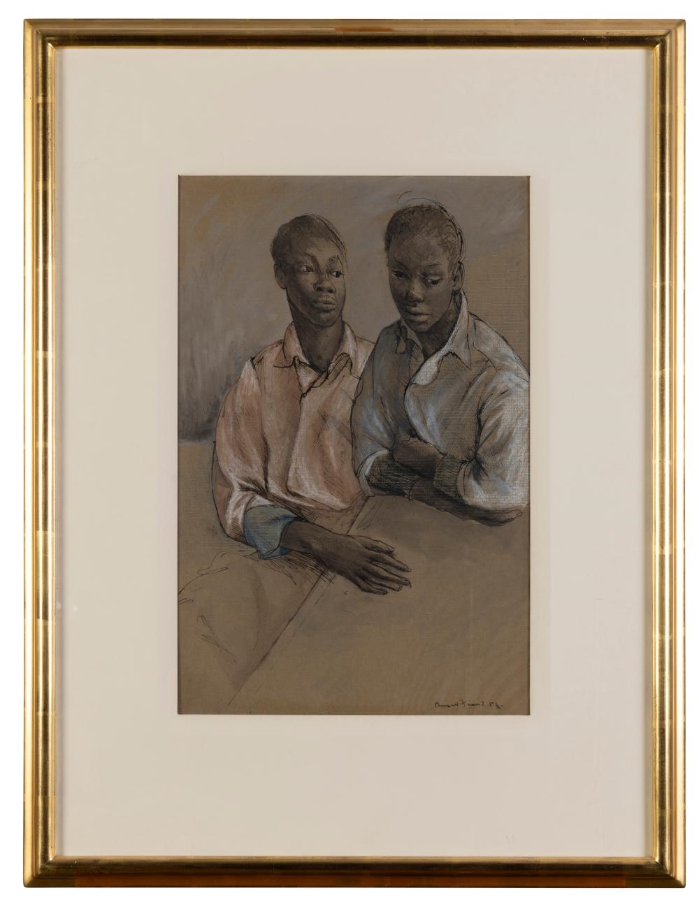 Donald Friend | Two Boys 1952 (2024) | MutualArt