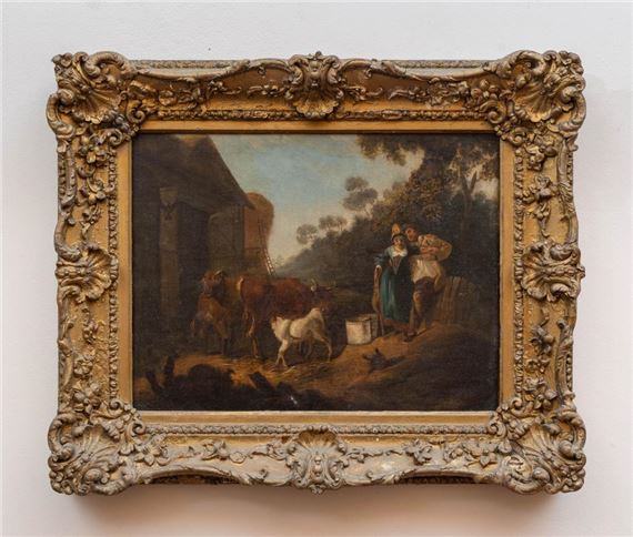 William Shayer Sr. | Farm scene in the style of William Shayer | MutualArt