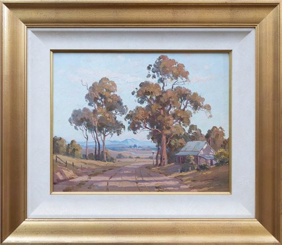 Erik Langker | Australian bus track with house | MutualArt