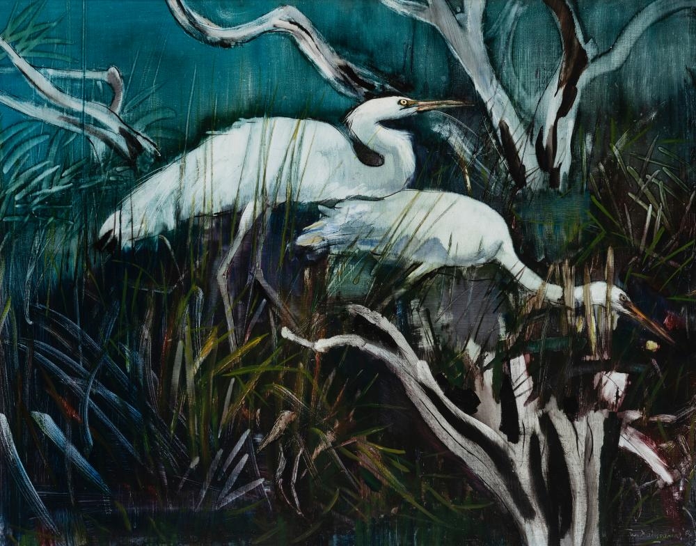 William Boissevain | Herons 1985 (Circa 2002) | MutualArt