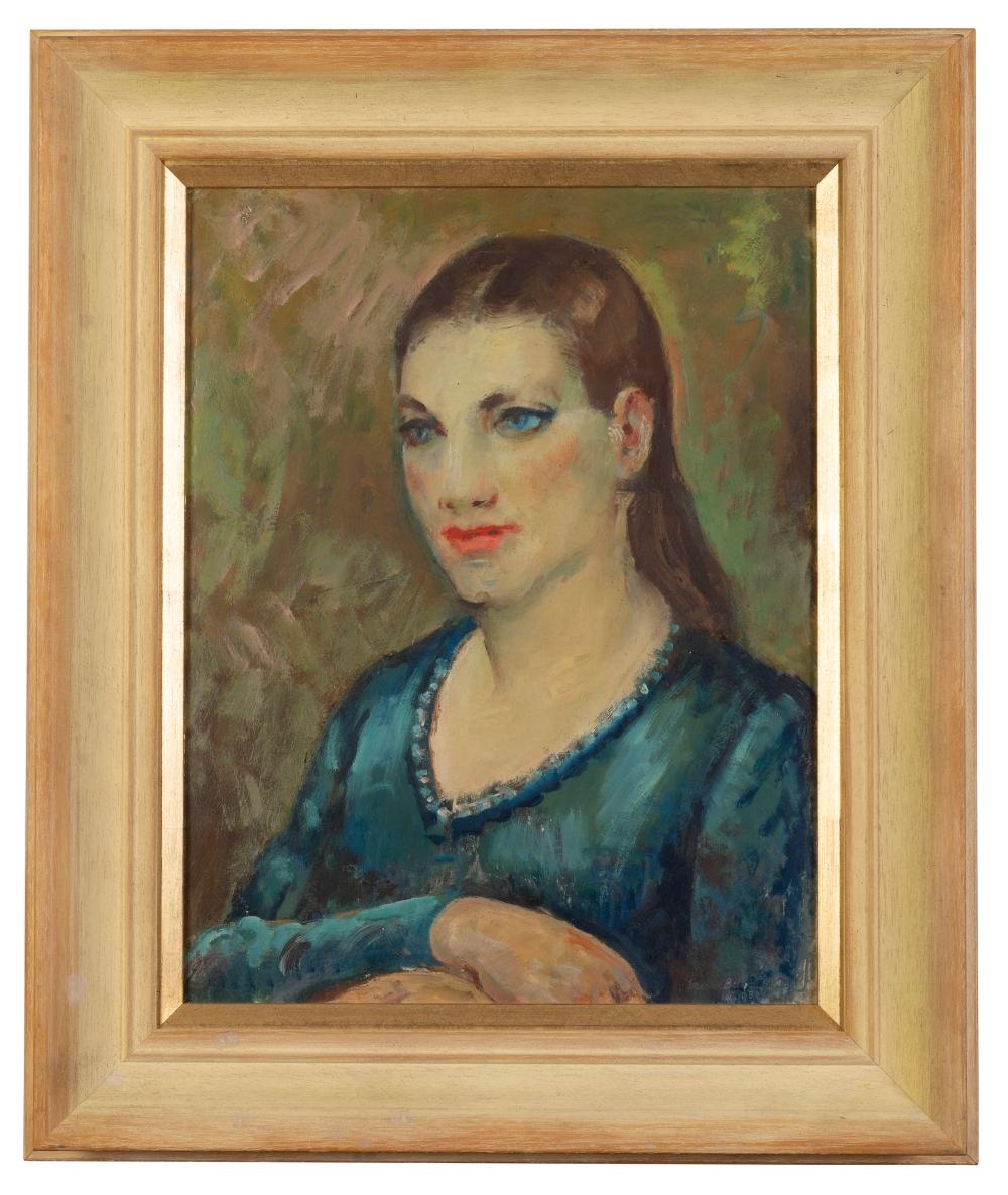 George Bell | Portrait of Antoinette Niven 1938 (1938) | MutualArt