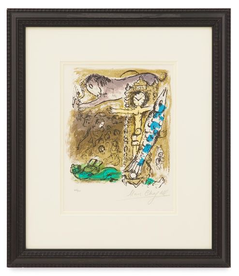 Marc Chagall | Christ in the Clock, 1957 (1957) | MutualArt