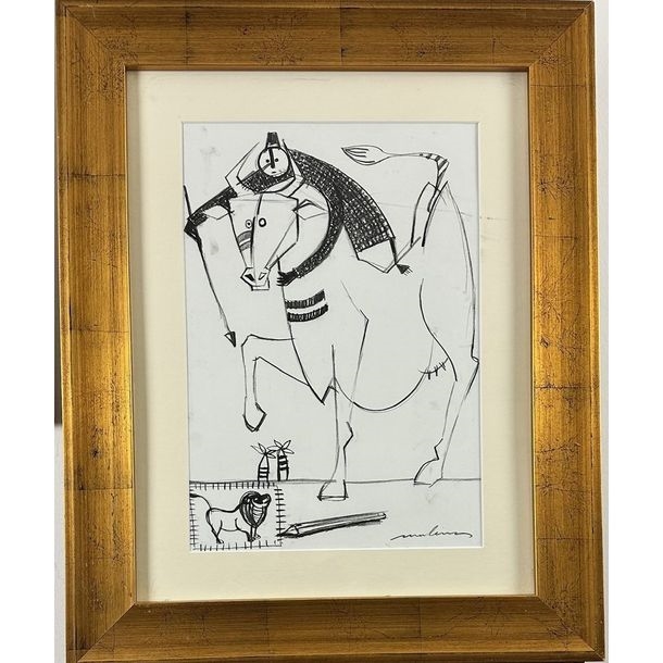 Philippe Martinery | African cow as steed | MutualArt