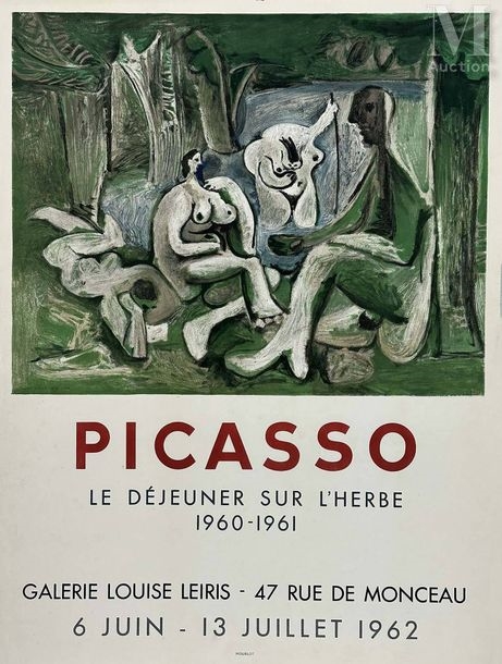 Pablo Picasso | Picasso Le Déjeuner sur L'Herbe 1960 Galerie Louise ...