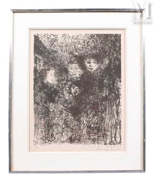 Isaac Celnikier | Etching, signed and dated (76) | MutualArt