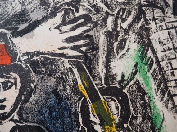 Marc Chagall | The Fiddler and the Goat (1971) | MutualArt