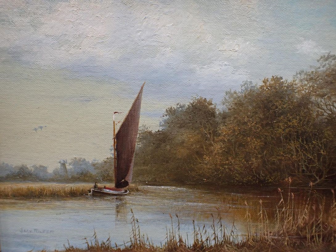 Jack Pulfer | JACK PULFER: A PAIR OF NORFOLK BROADS VIEWS | MutualArt