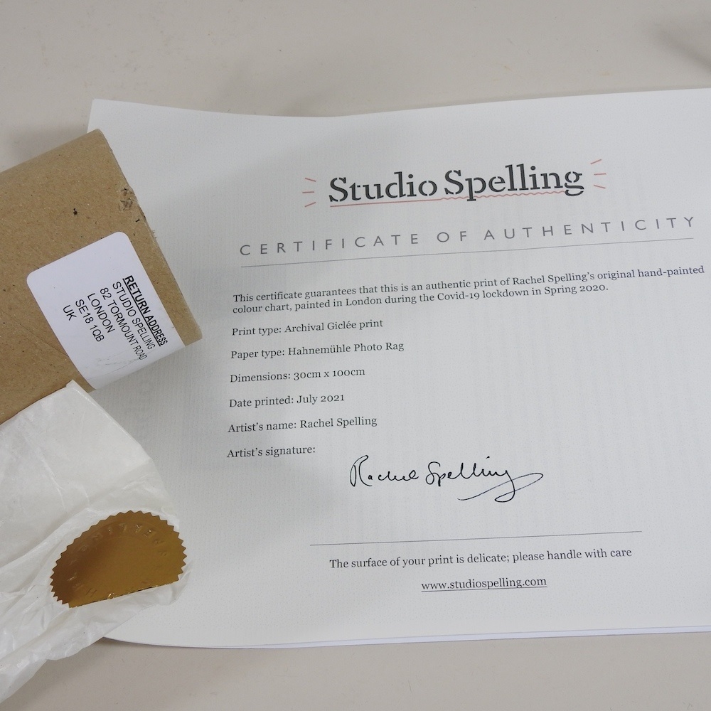 Rachel Spelling | Farrow & Ball paint chart, | MutualArt