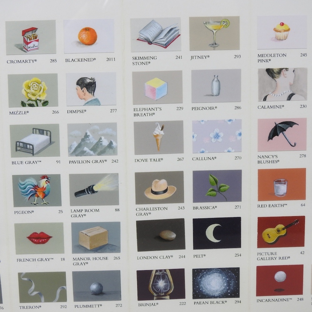 Rachel Spelling | Farrow & Ball paint chart, | MutualArt