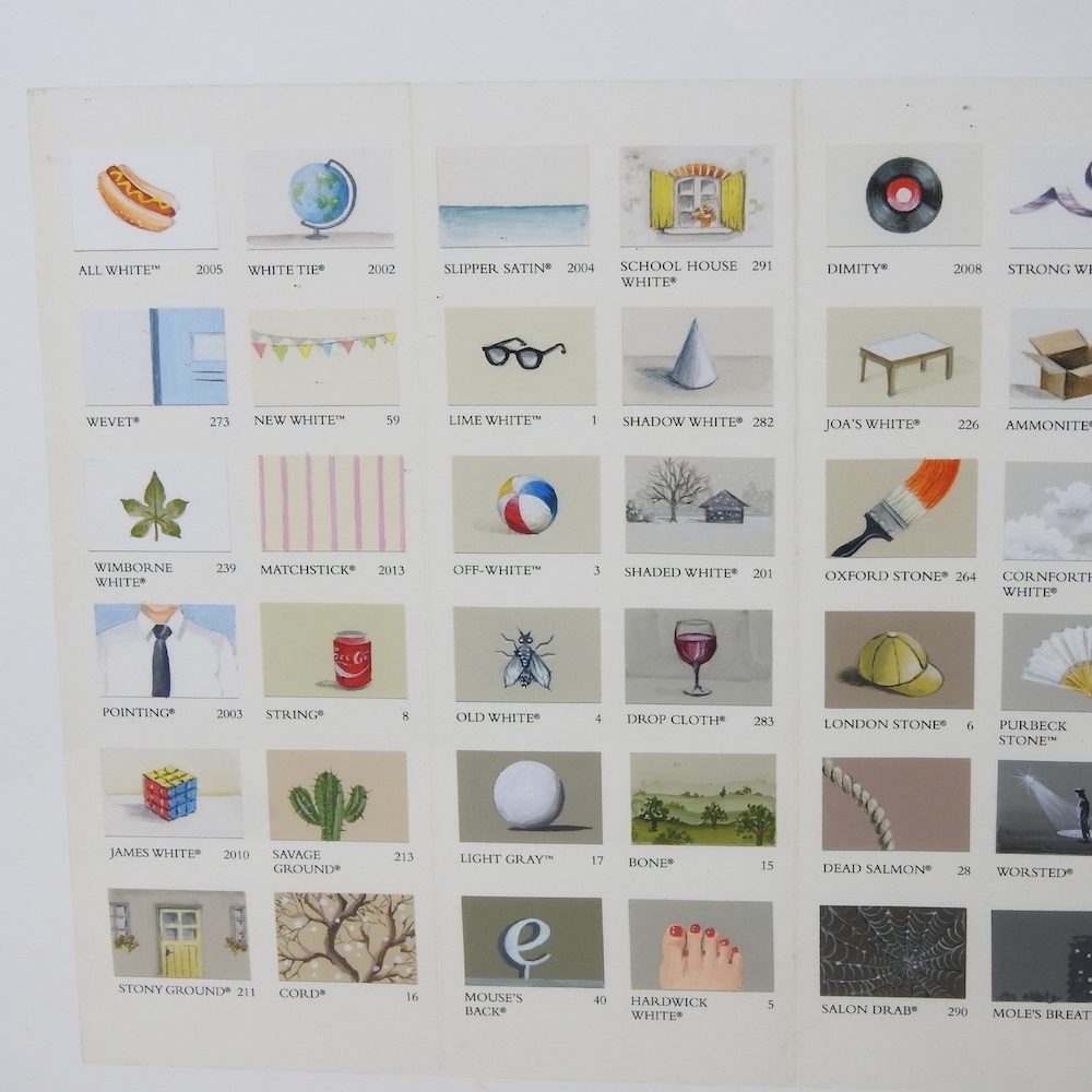 Rachel Spelling | Farrow & Ball paint chart, | MutualArt