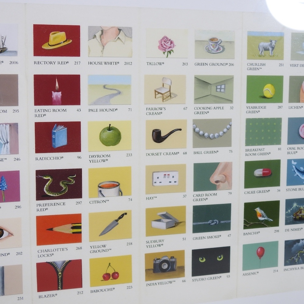 Rachel Spelling | Farrow & Ball paint chart, | MutualArt