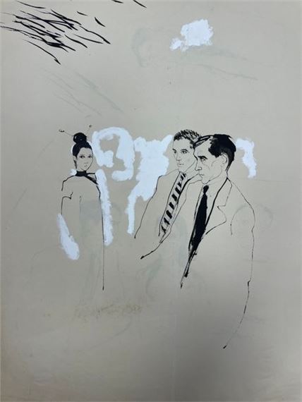 Tom Keogh | Tom KEOGH (1921-1980) Three figure studies Ink... - Lot 204 ...