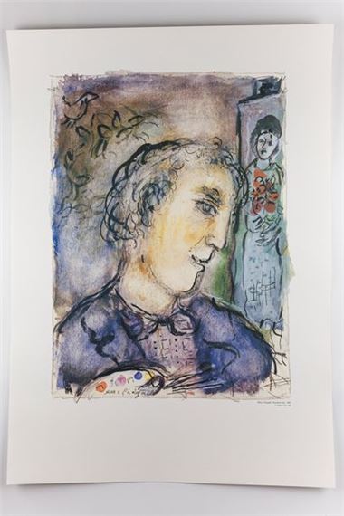 Marc Chagall | SELF-PORTRAIT (1965) | MutualArt
