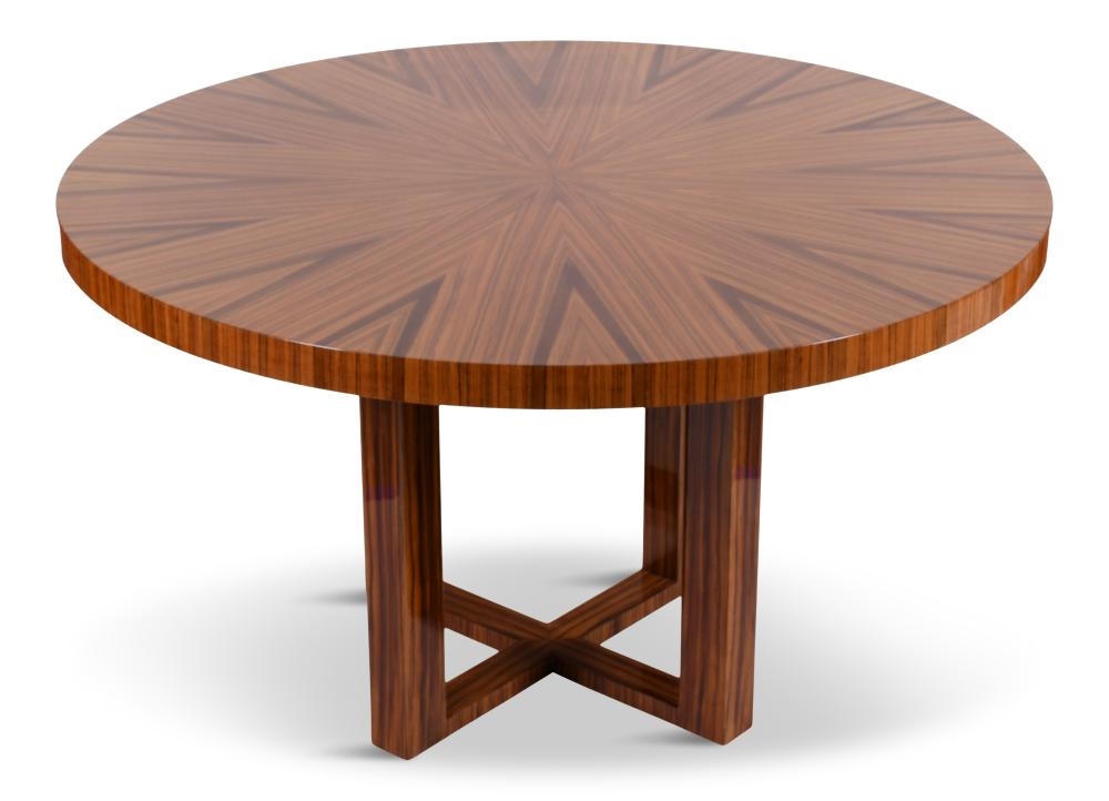 Tony Ingrao | TONY INGRAO DECO STYLE TULIPWOOD CENTER TABLE | MutualArt