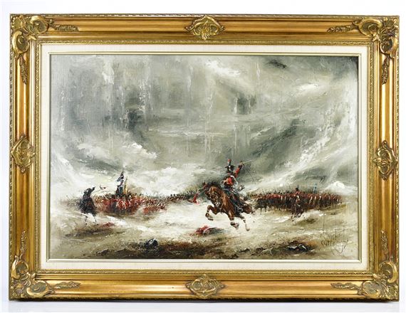 David Cartwright | Napoleonic battle scene | MutualArt