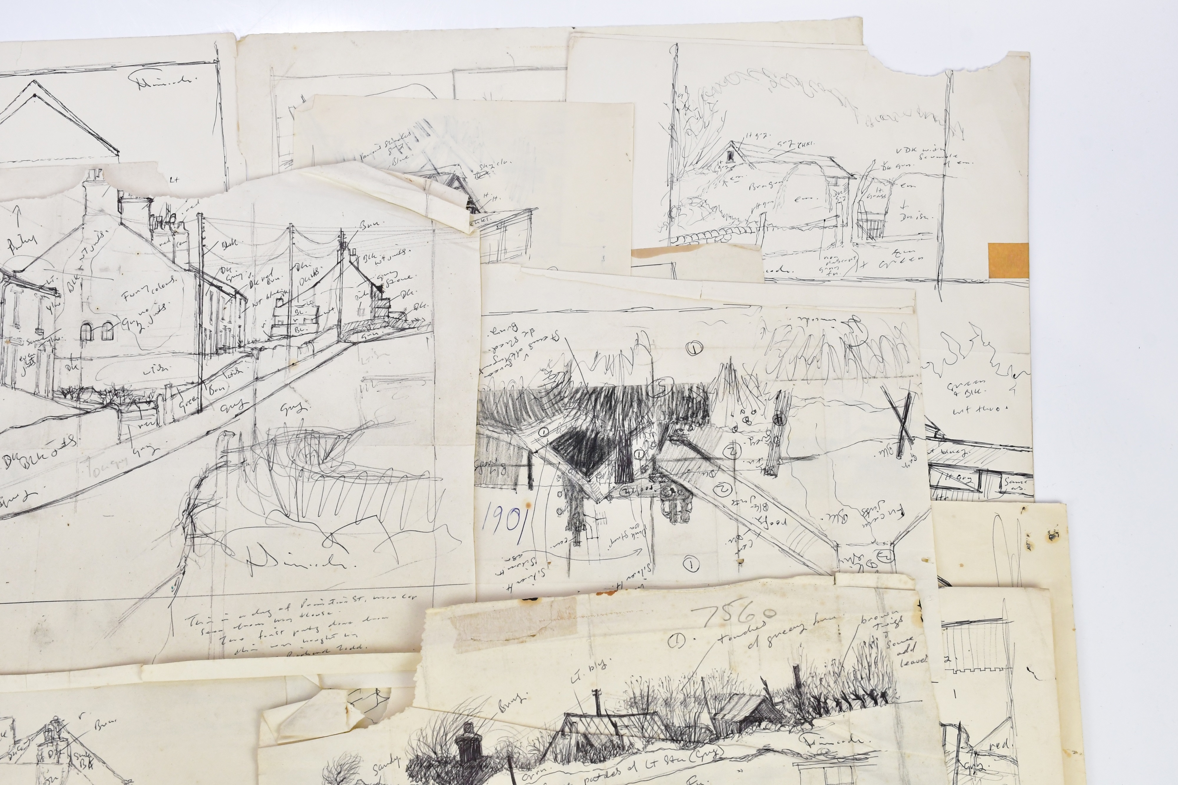 Jack Simcock | a collection of preparatory sketches | MutualArt
