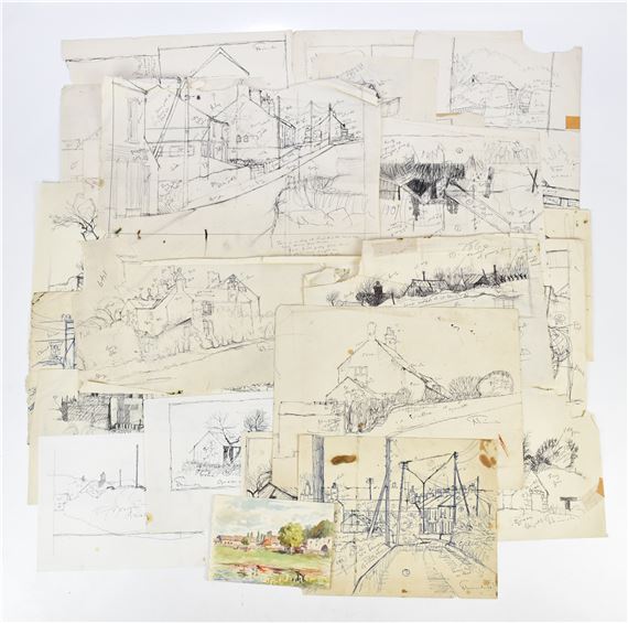 Jack Simcock | a collection of preparatory sketches | MutualArt