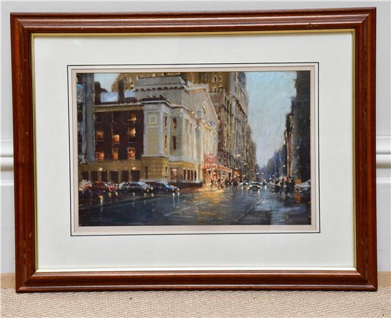 Marc Grimshaw | street scene | MutualArt