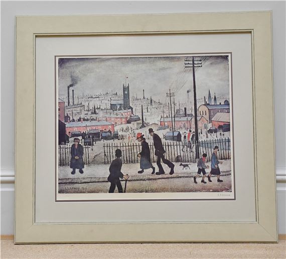 Laurence Stephen Lowry | Matchstick figures | MutualArt