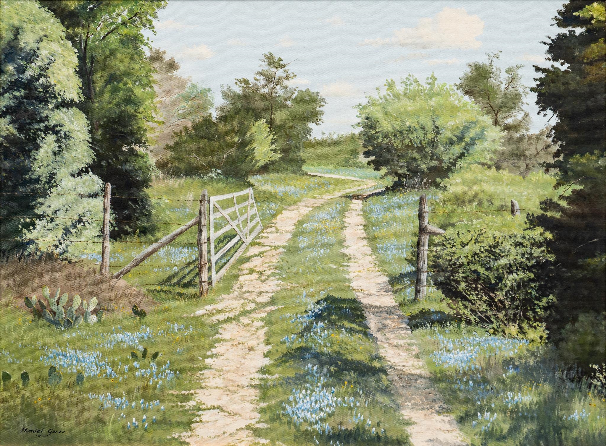 Manuel Garza | Texas Ranch Gate (1971) | MutualArt