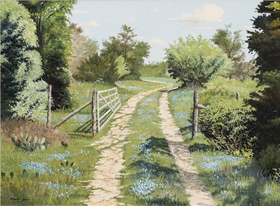 Manuel Garza | Texas Ranch Gate (1971) | MutualArt