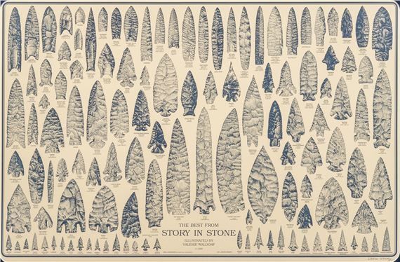 Valerie Waldorf | Signed Projectile Point Print | MutualArt