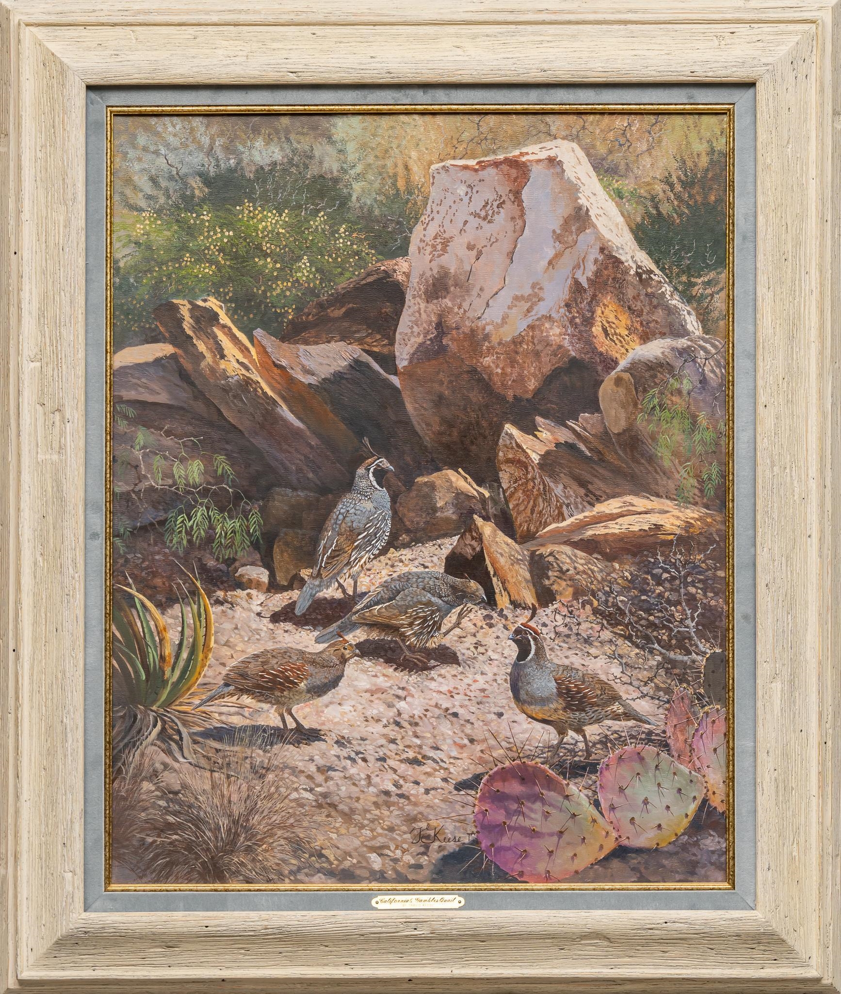 Travis Keese | California & Gambles Quail | MutualArt