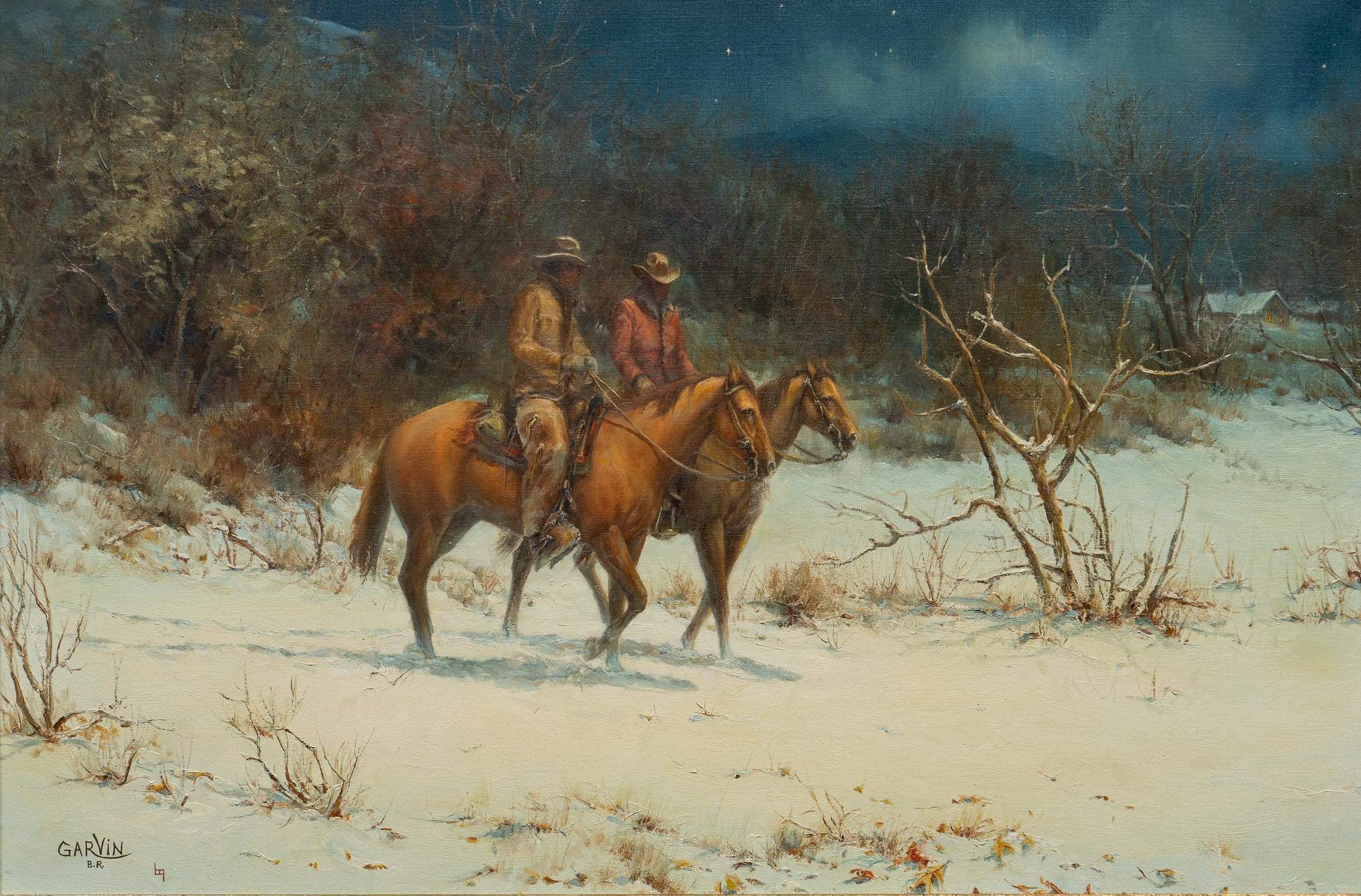 Barbara Ruth Garvin | Night of the First Snow | MutualArt