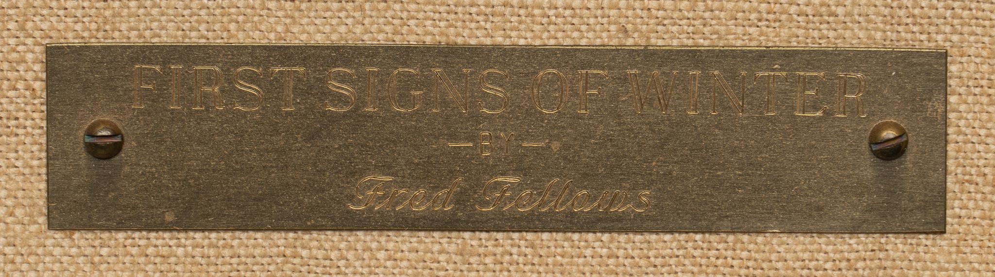 Fred Fellows | First Signs of Winter | MutualArt