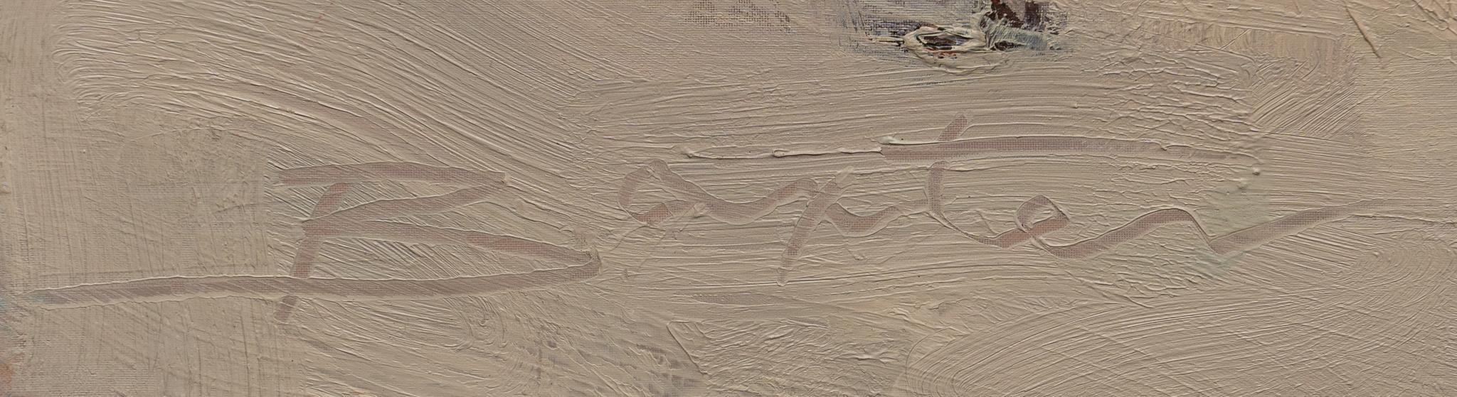 Mary Baxter St. Clair | Red Steer by Dirt Tank | MutualArt