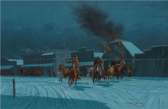 Roger Iker | Frontier Town Shootout | MutualArt