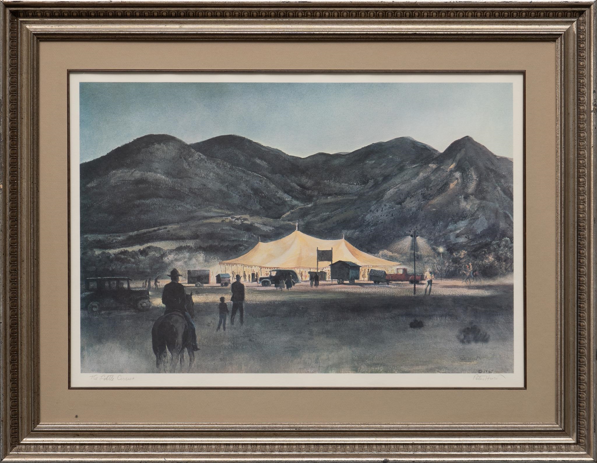 Peter Hurd | The Little Circus (1967) | MutualArt