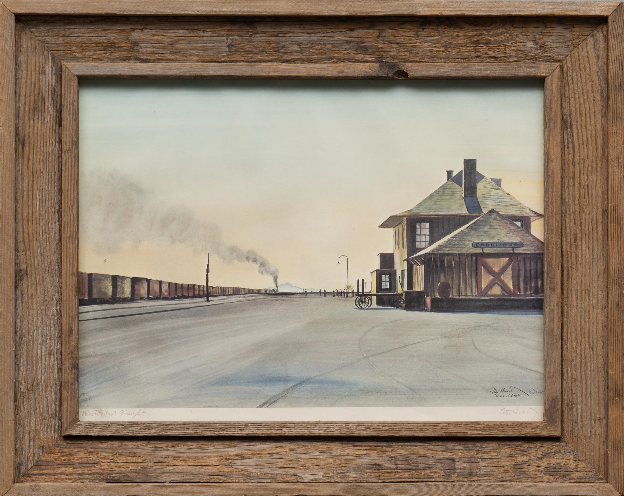 Peter Hurd | Westbound Freight (1967) | MutualArt