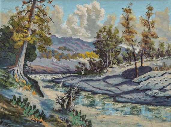 Carl Thomas Hoppe | Texas River Landscape | MutualArt