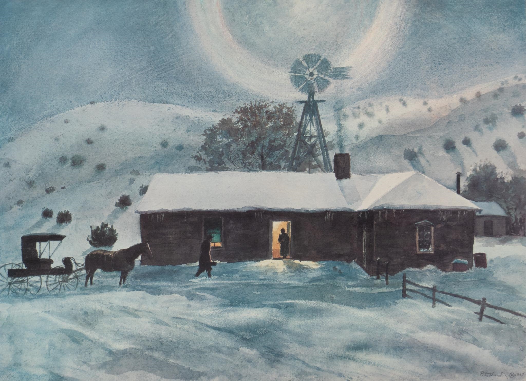 Peter Hurd | The Late Call (1967) | MutualArt